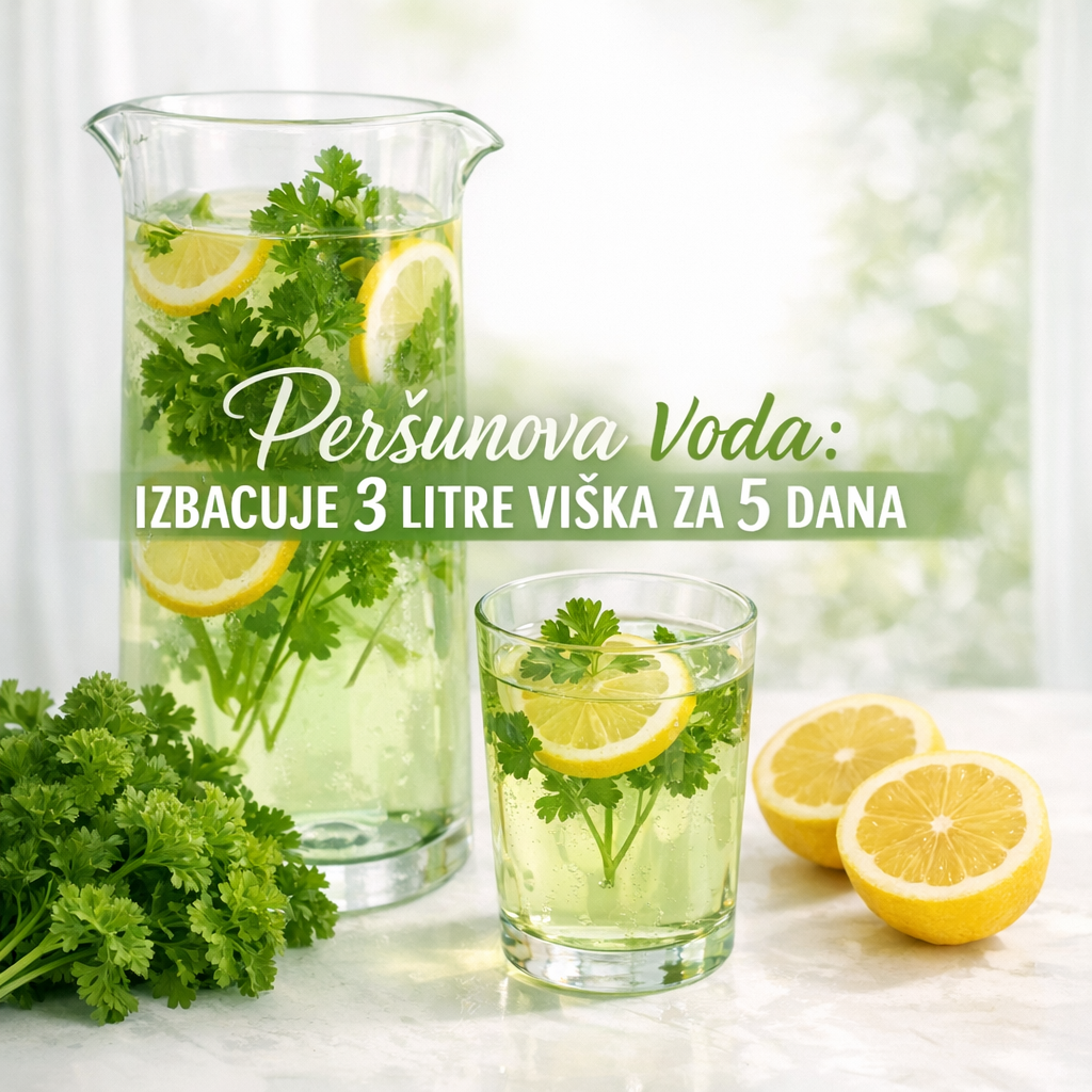 Prirodna drenаža: Napitak od peršuna koji izbacuje do 3 litre viška ...